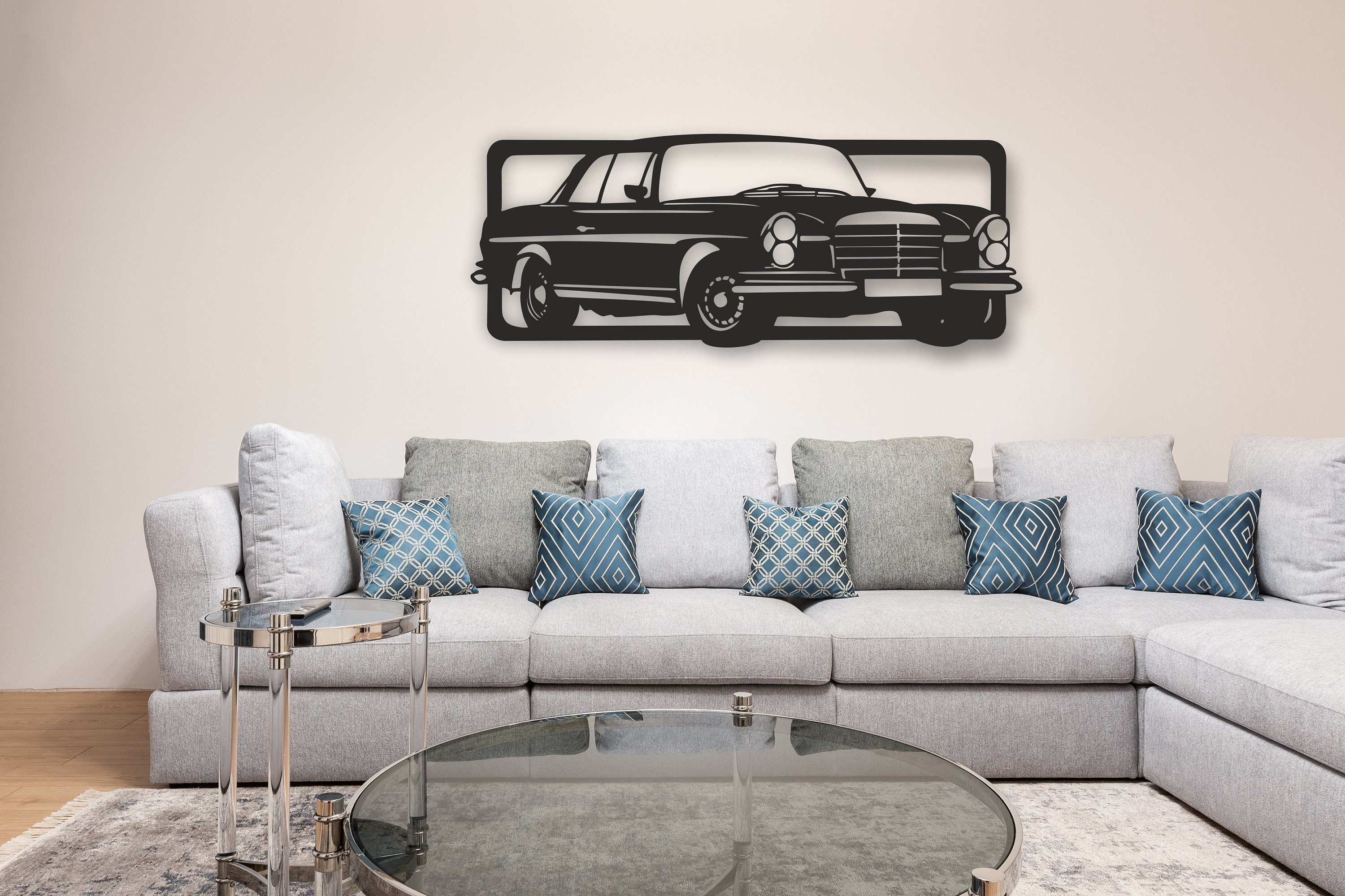 CAR Wall Decor Metal Wall Decor Metal Wall Art Living Room Wall Decor ...