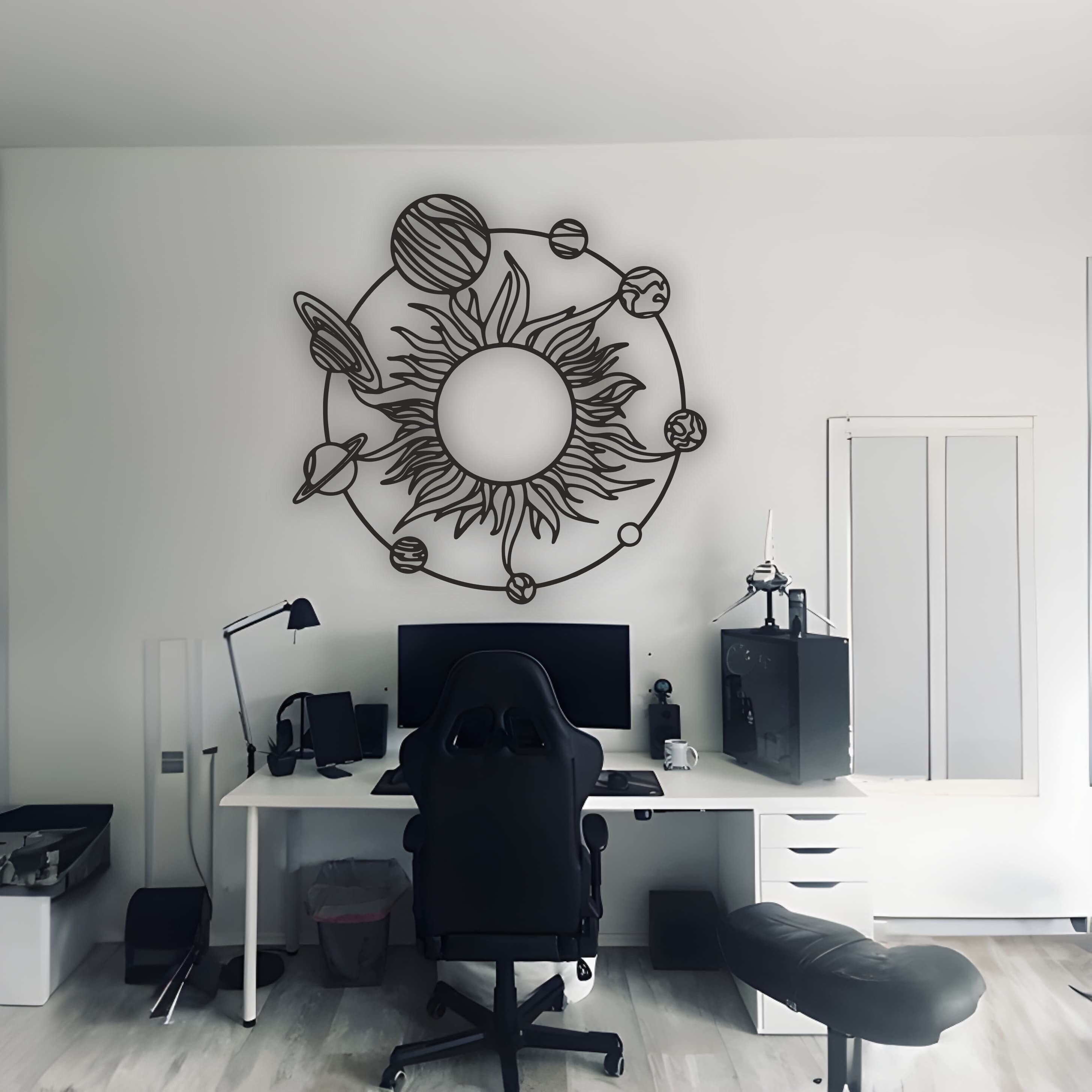 Solar System Wall Decor Solar System Wall Art Metal Wall Decor Metal ...