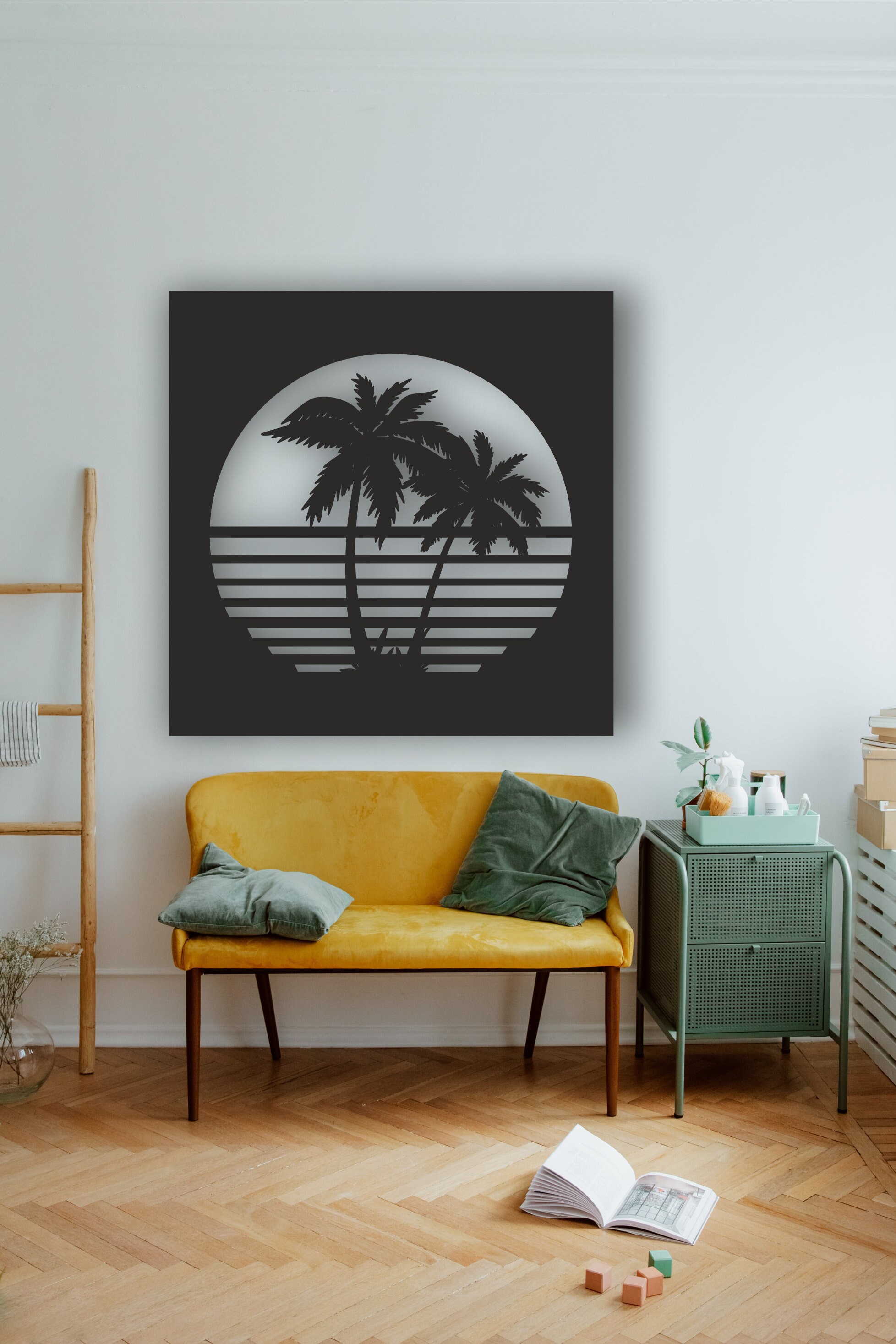 Palm Tree Wall Art Palm Tree Wall Decor Metal Wall Decor Metal Wall Art ...