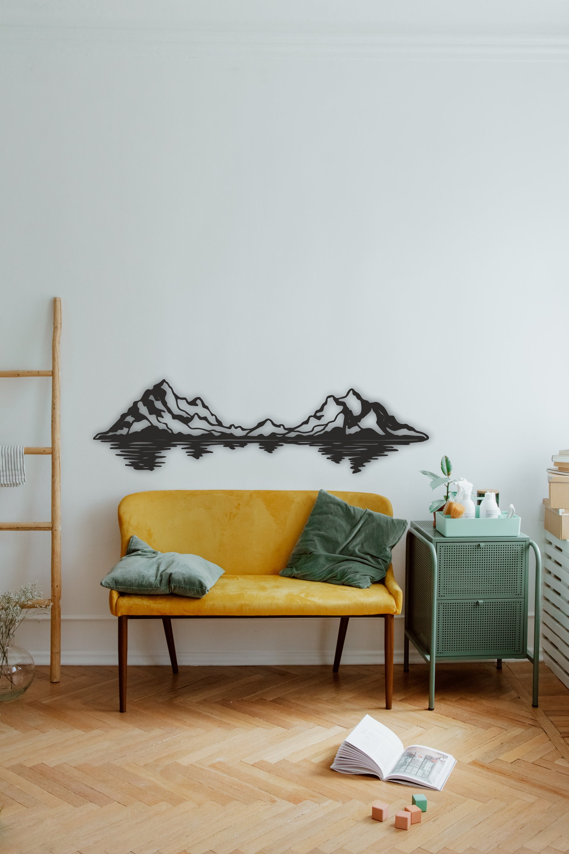 Mountain Wall Decor Metal Wall Decor Metal Wall Art Living Room Wall ...