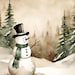 Rustic Woodland Snowman - Etsy