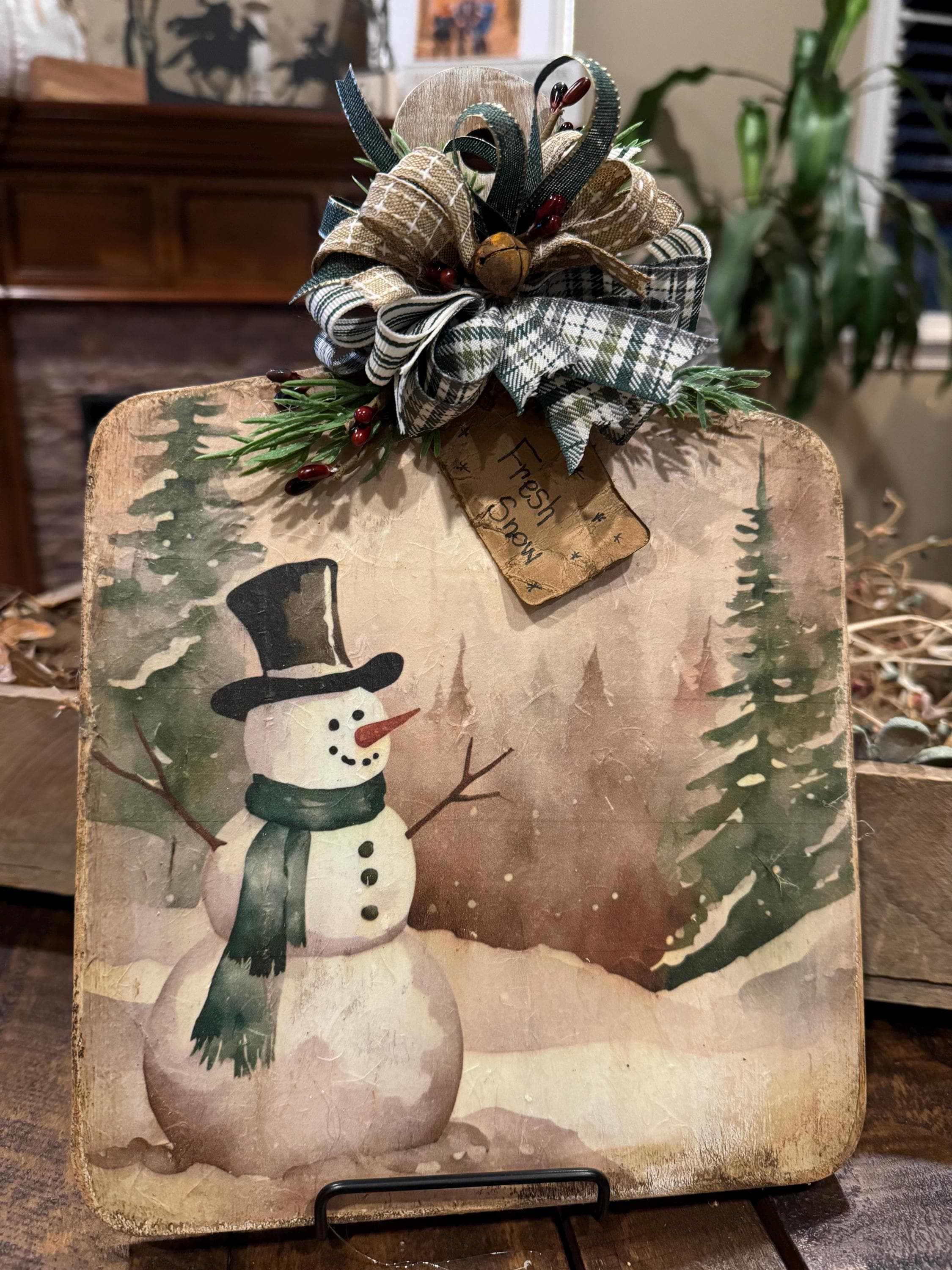 Rustic Woodland Snowman - Etsy