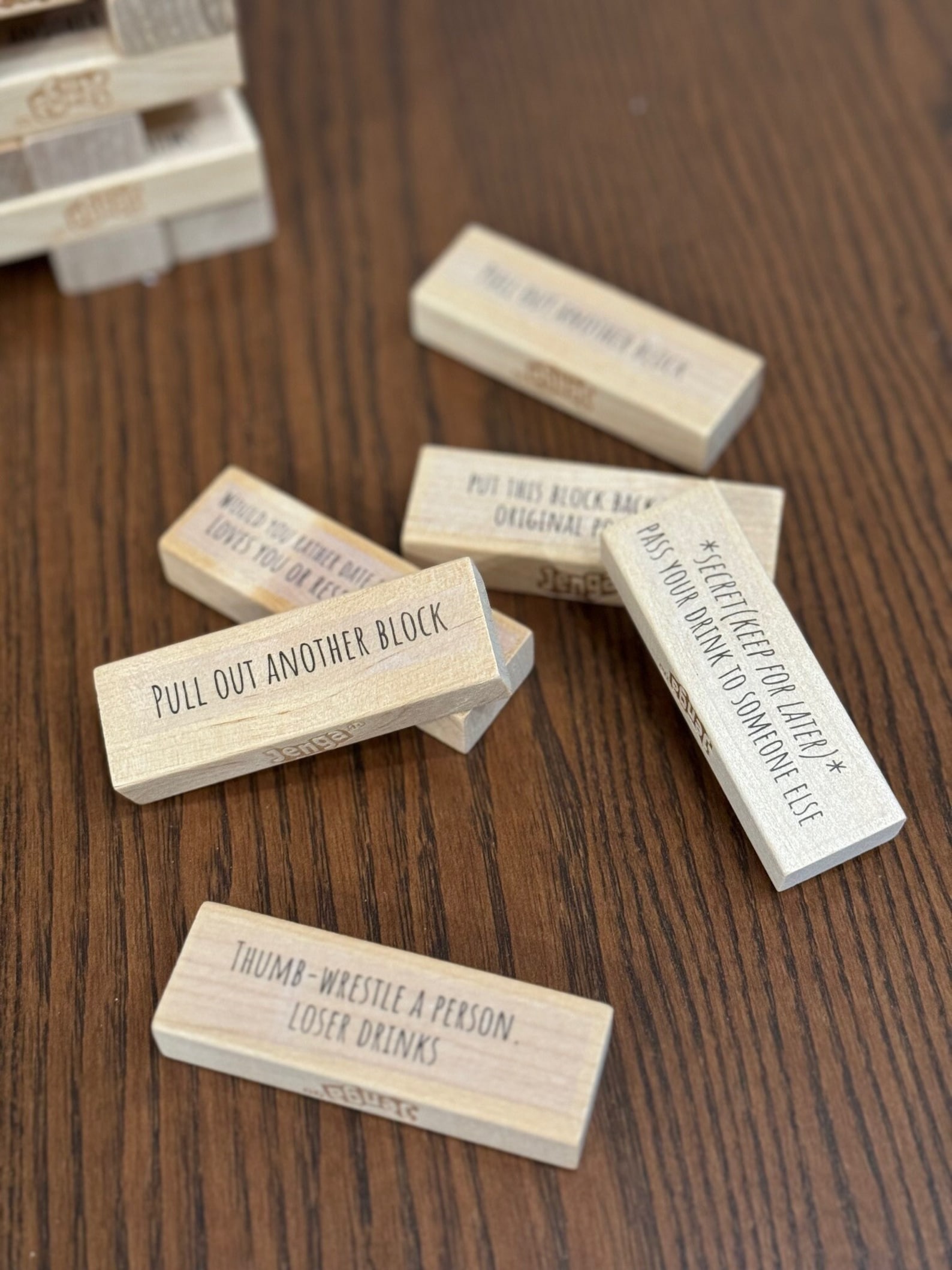 2025 SALE*** Jenga Ice Breaker Questions, Party Game, Drinking Game ...