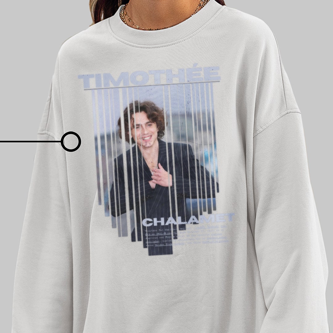 Vintage Timothee Chalamet Sweatshirt: Chalamet Merch Crewneck - Etsy