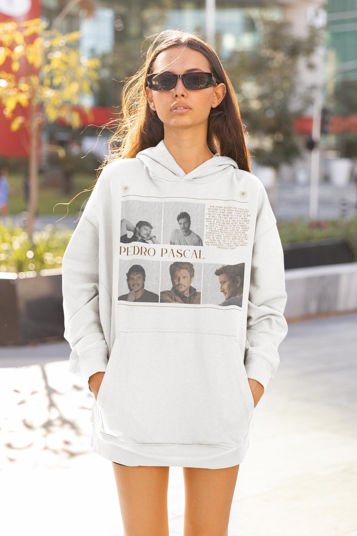 Vintage Pedro Pascal Hoodie: Unisex Cotton Sweatshirt - Etsy