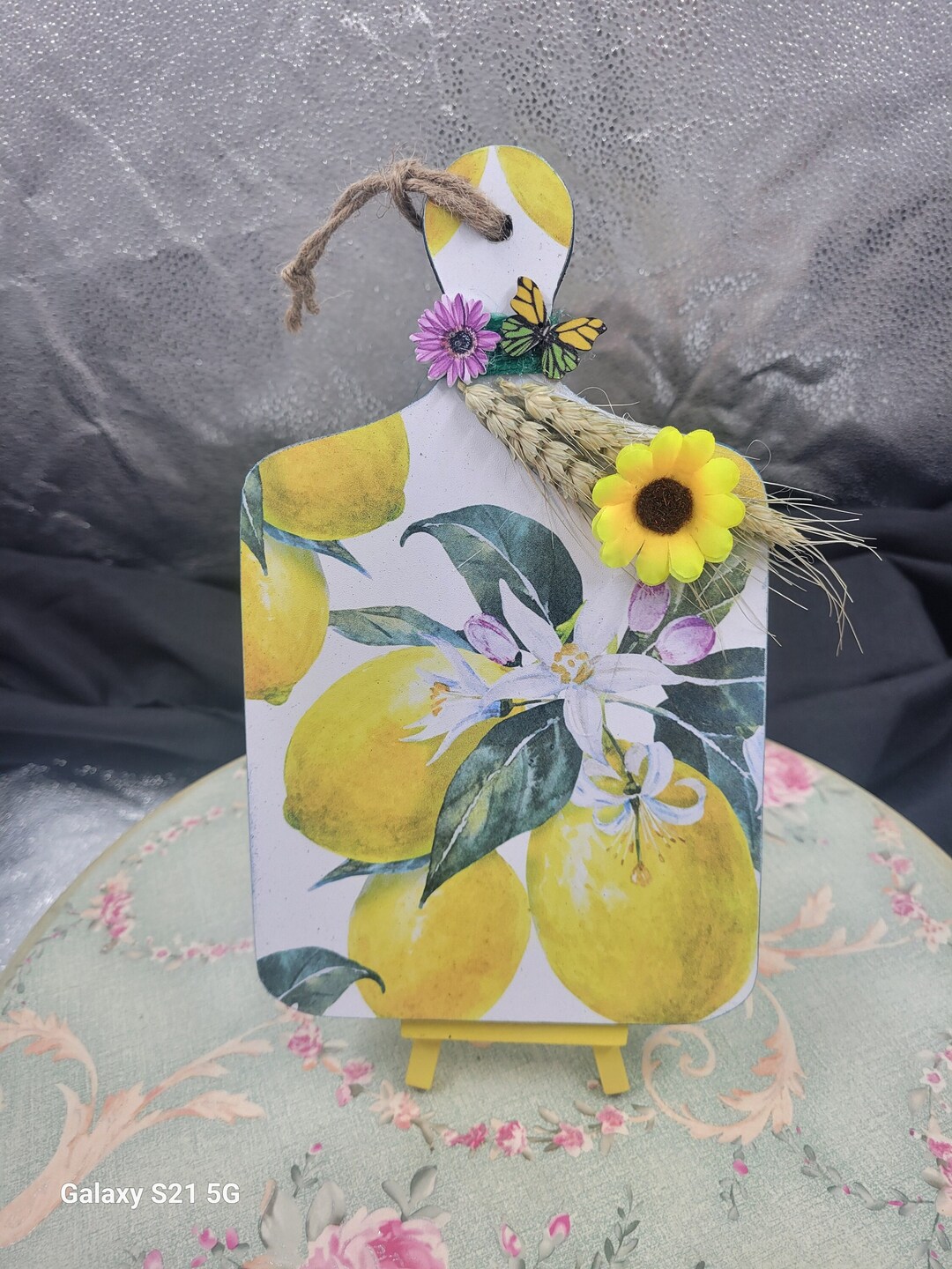 Lemon Cutting Board Decor Gifts Charcuterie Board. Shipping Included ...