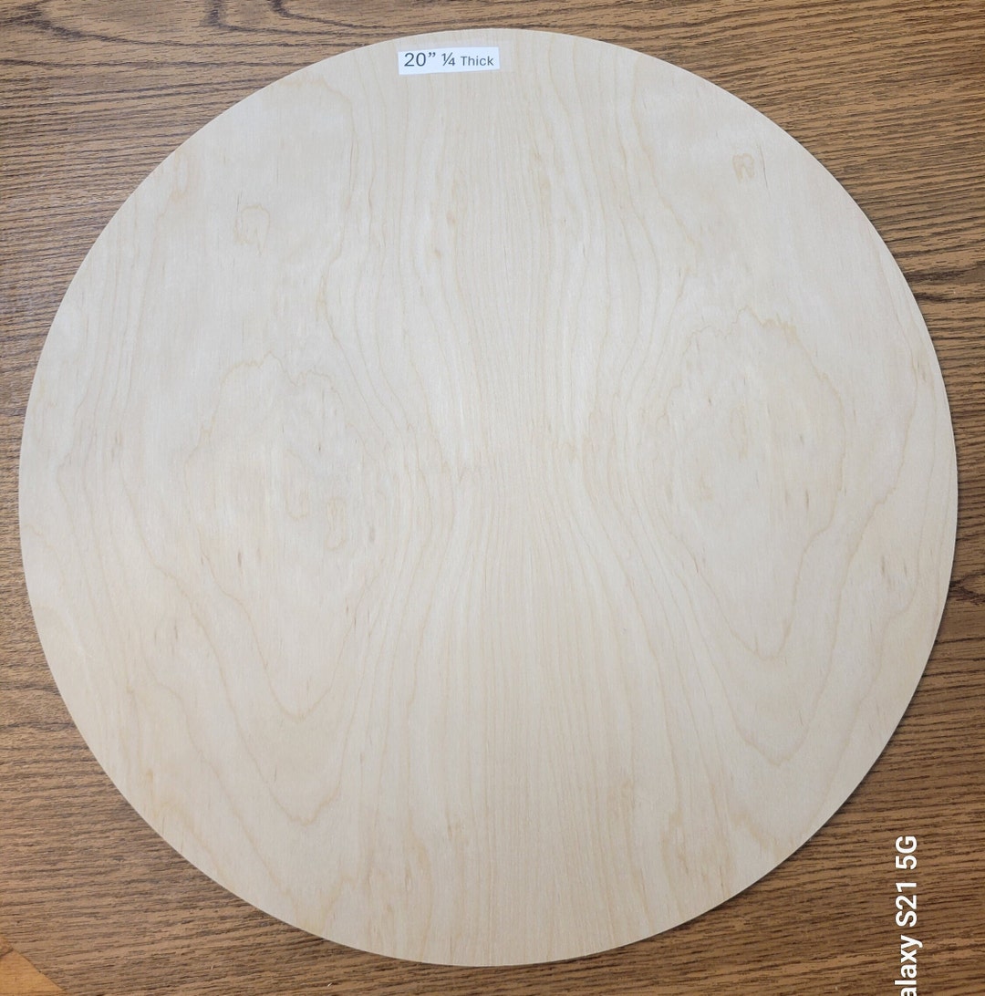 20"x20"x1/4" Wood Rounds, Shipping Included. - Etsy