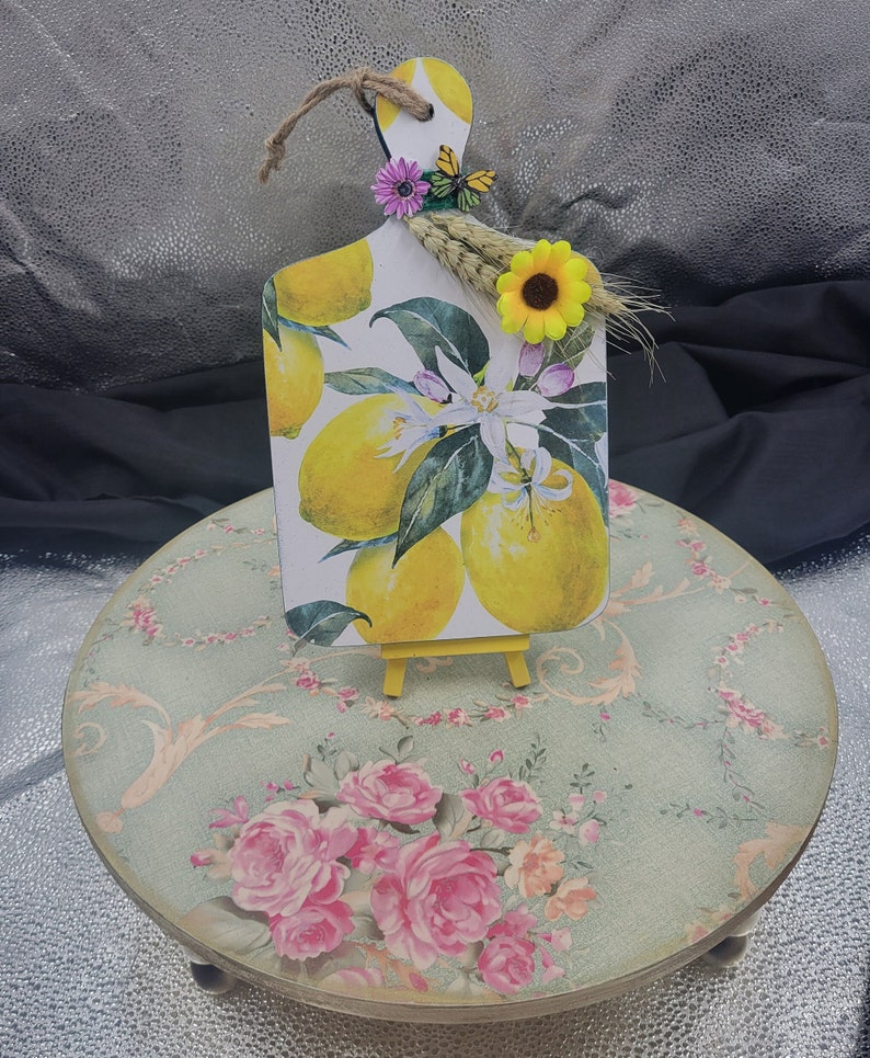 Lemon Cutting Board Decor Gifts Charcuterie Board. Shipping Included ...