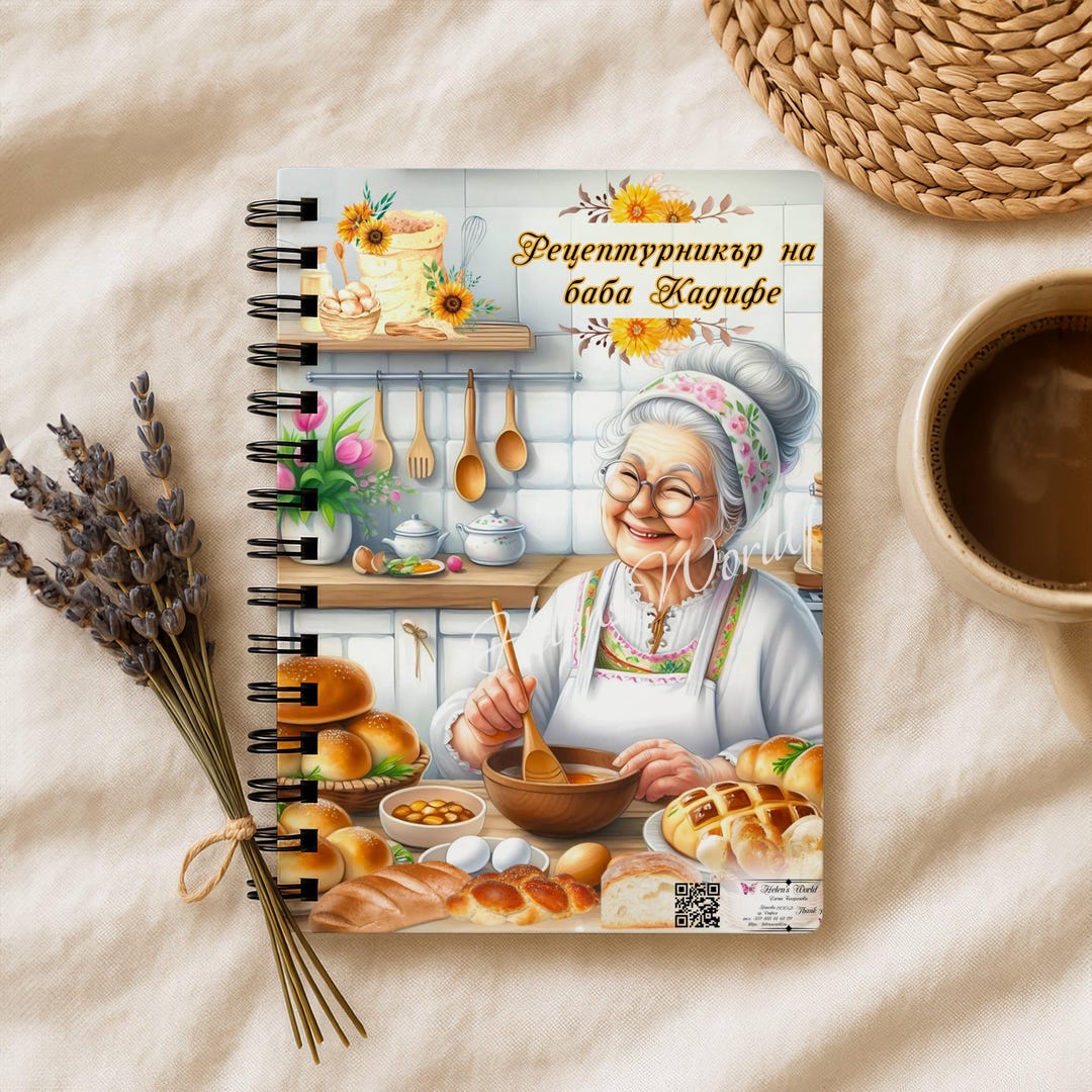 Bulgarian Grandma Recipe Notebook • Baba’s Cookbook Journal ...