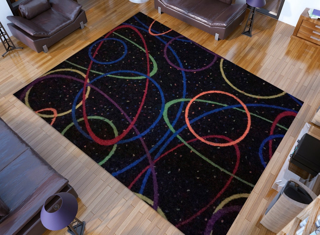 Arcade Rug, Arcade Carpet, Bowling Alley Carpet, Game Room Rug, Arcade ...