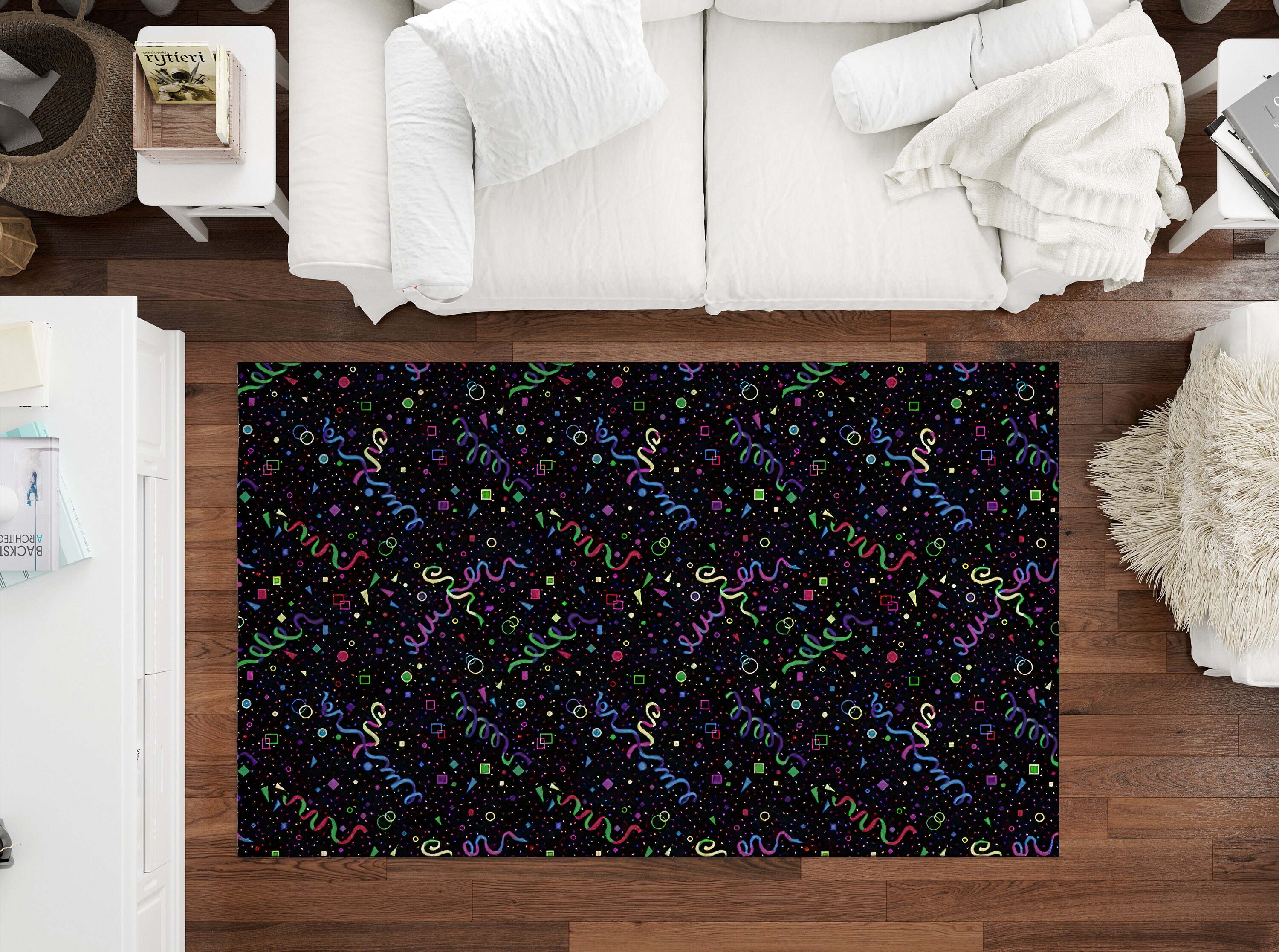 Arcade Rug, Game Room Rug, Arcade Modern Decor Rug, Bowling Alley ...