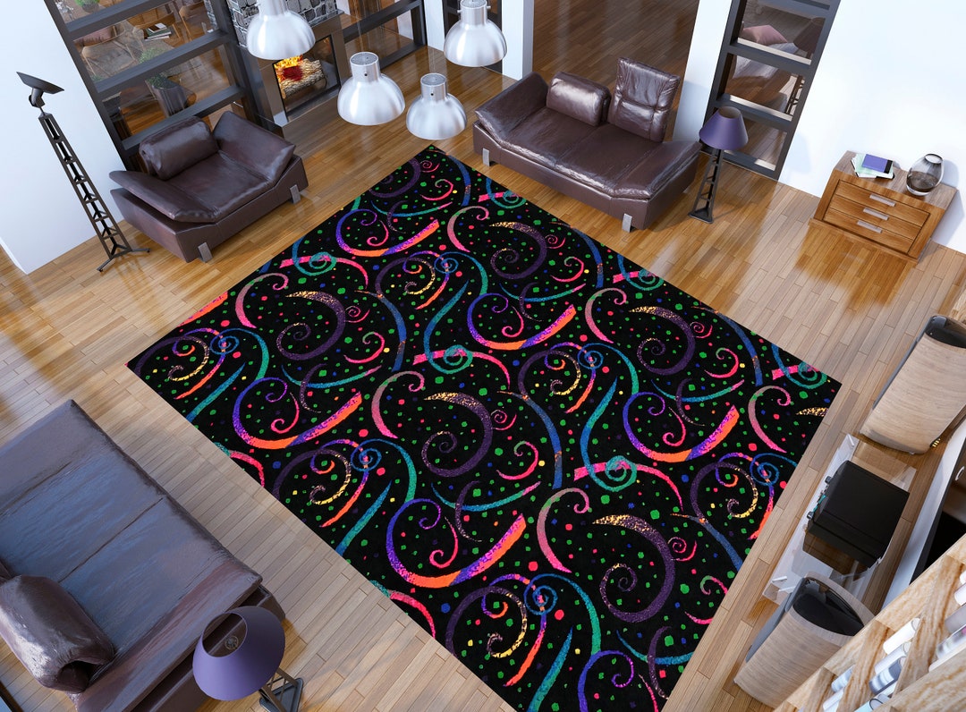 Arcade Rug Game Room Rug Arcade Modern Decor Rug Bowling - Etsy