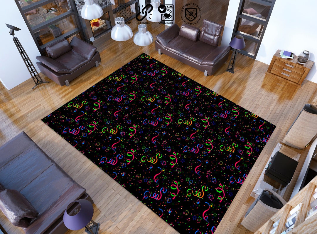 Arcade Rug, Game Room Rug, Arcade Modern Decor Rug, Bowling Alley ...