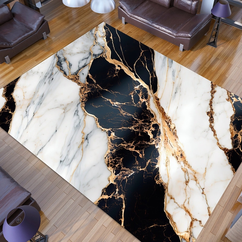 Marble Pattern Rugs - Etsy