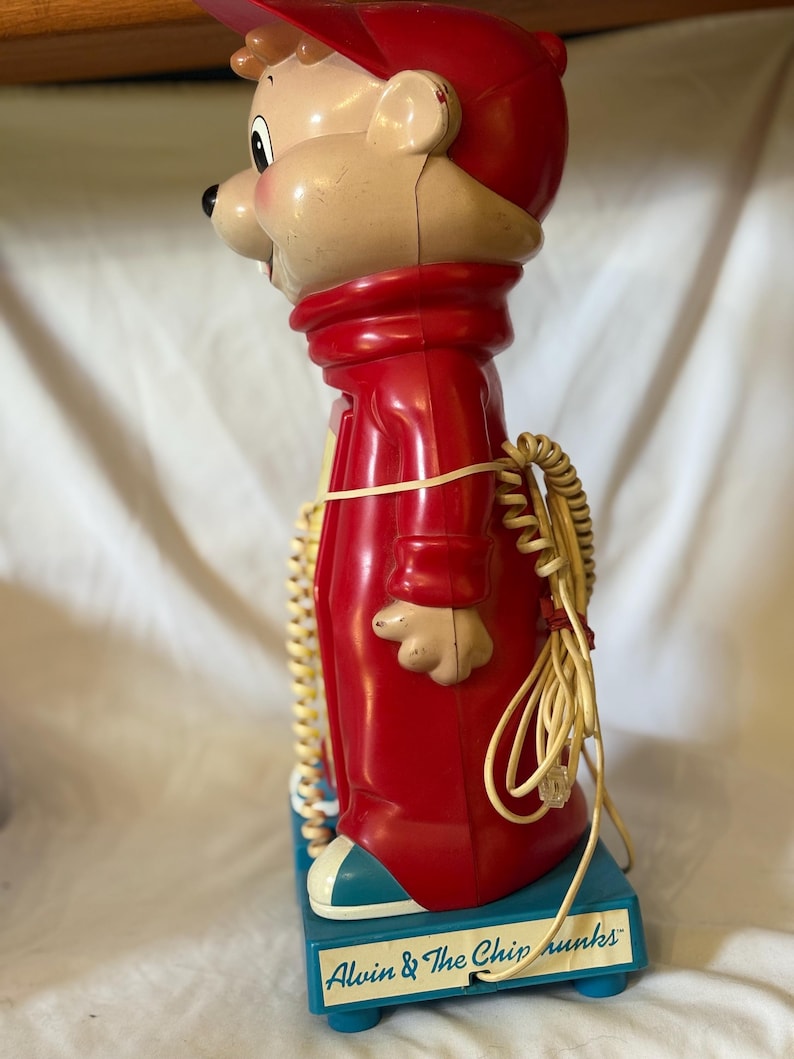 Vintage 1984 Alvin and the Chipmunks Landline Phone - Etsy