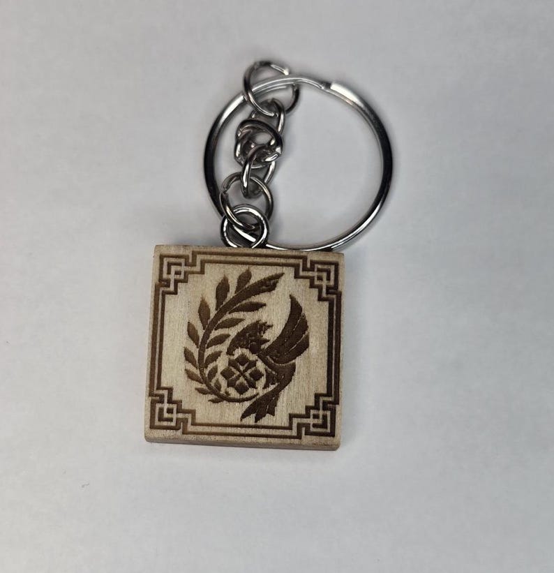 Monster Hunter Icons & Village Keychains - Handcrafted Wooden Set - Etsy