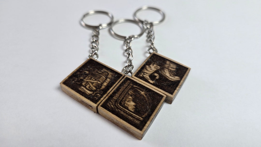 Ellen Ripley Perk Keychains - Handcrafted Wooden Set (dead by Daylight ...
