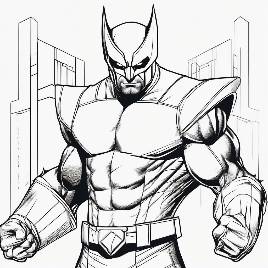 Marvel/super Hero Coloring Book Drawings - Etsy