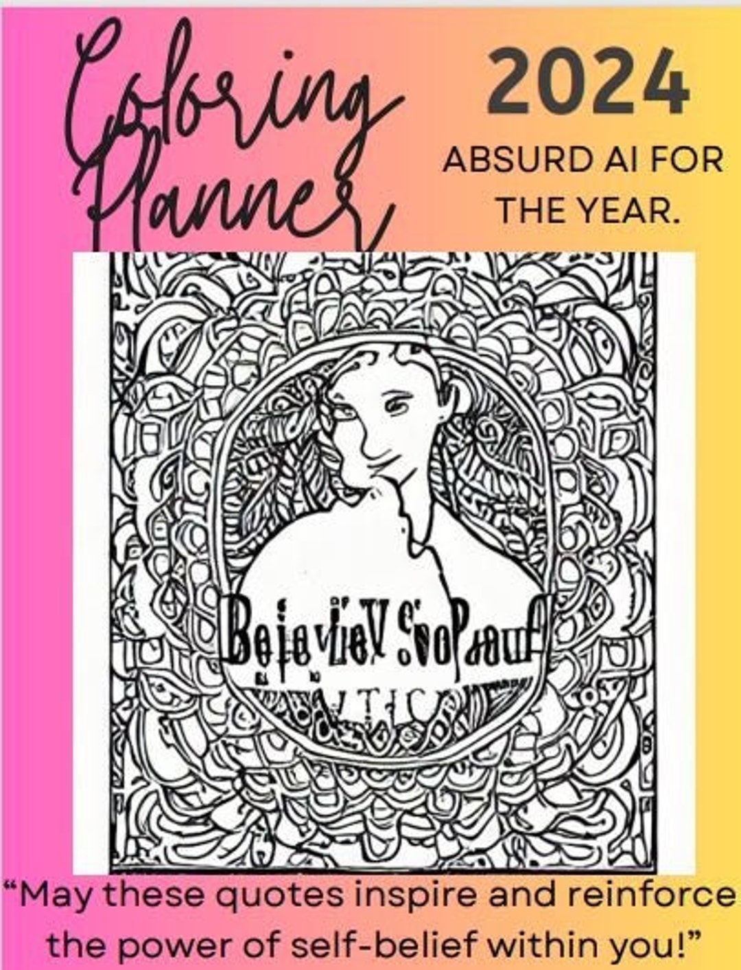 Absurd AI 2024 Planner - Etsy