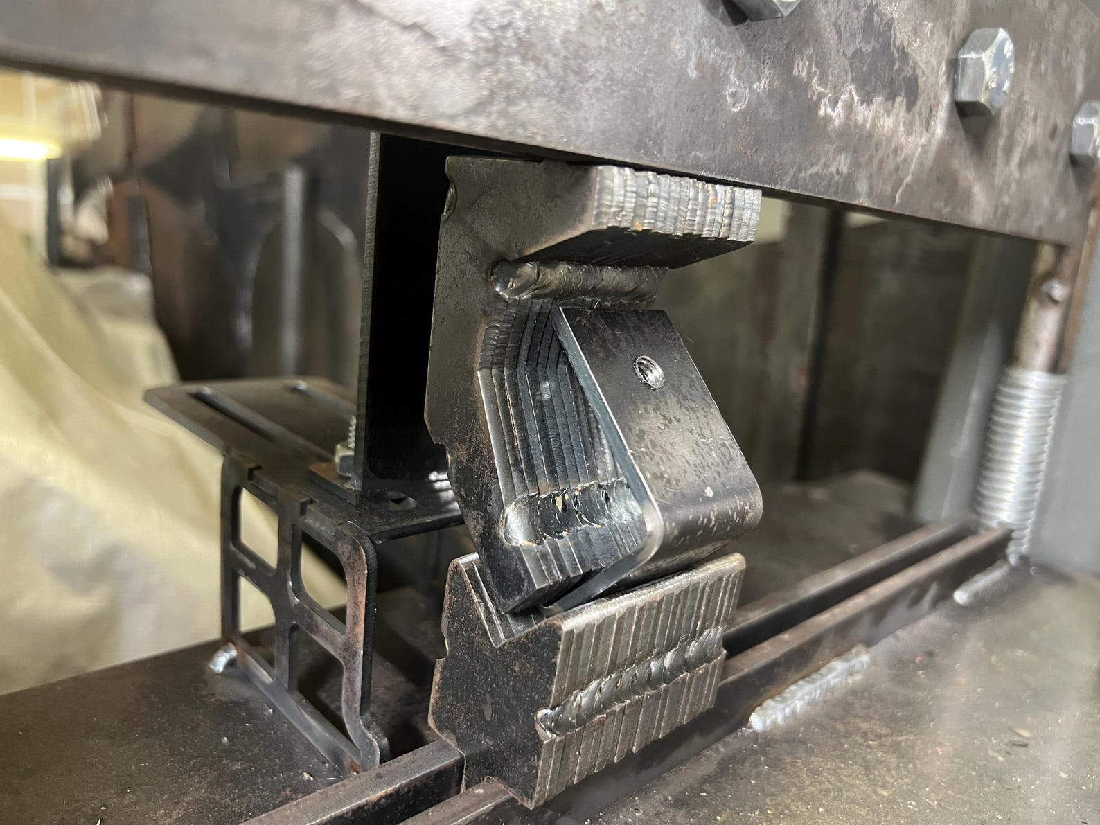 Brake Press for HF 20ton Press DXF. Includes 90 Degree Gooseneck Die ...