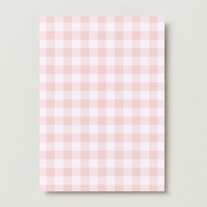 Pink Gingham First Birthday Invitation, Editable Template (digital ...
