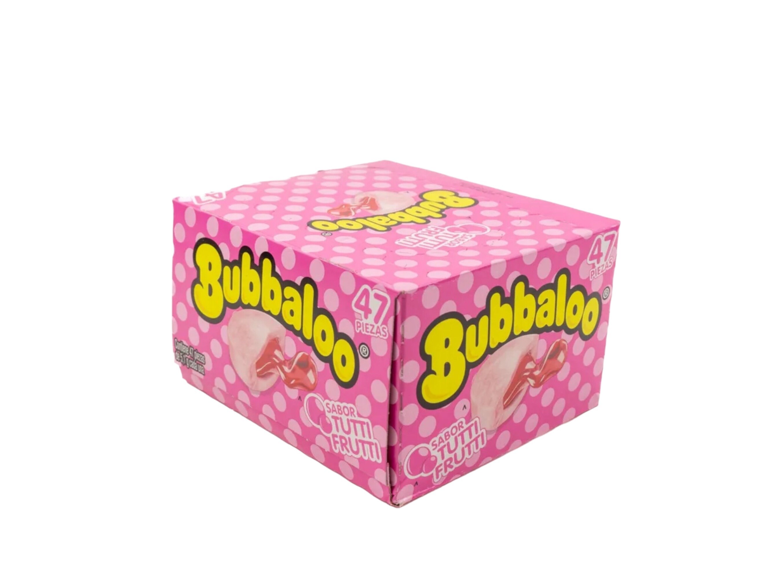 Bubbaloo Bubble Gum Assorted Flavors Mexican Chicle Candy 47 Pieces 9oz ...