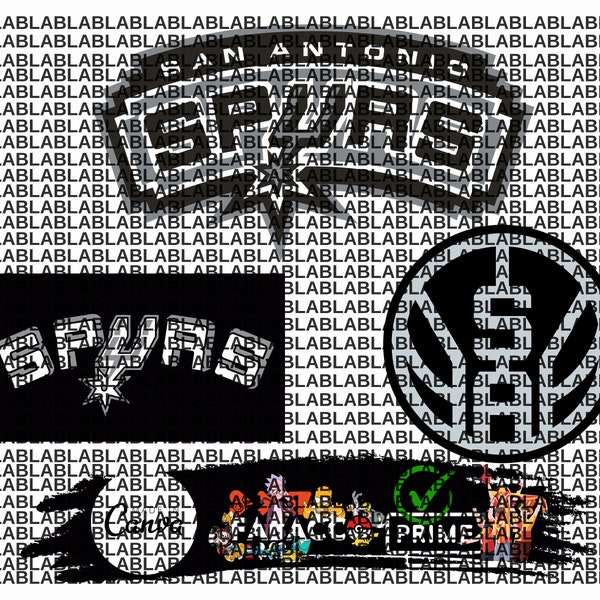 San Antonio Spurs Svg - Etsy