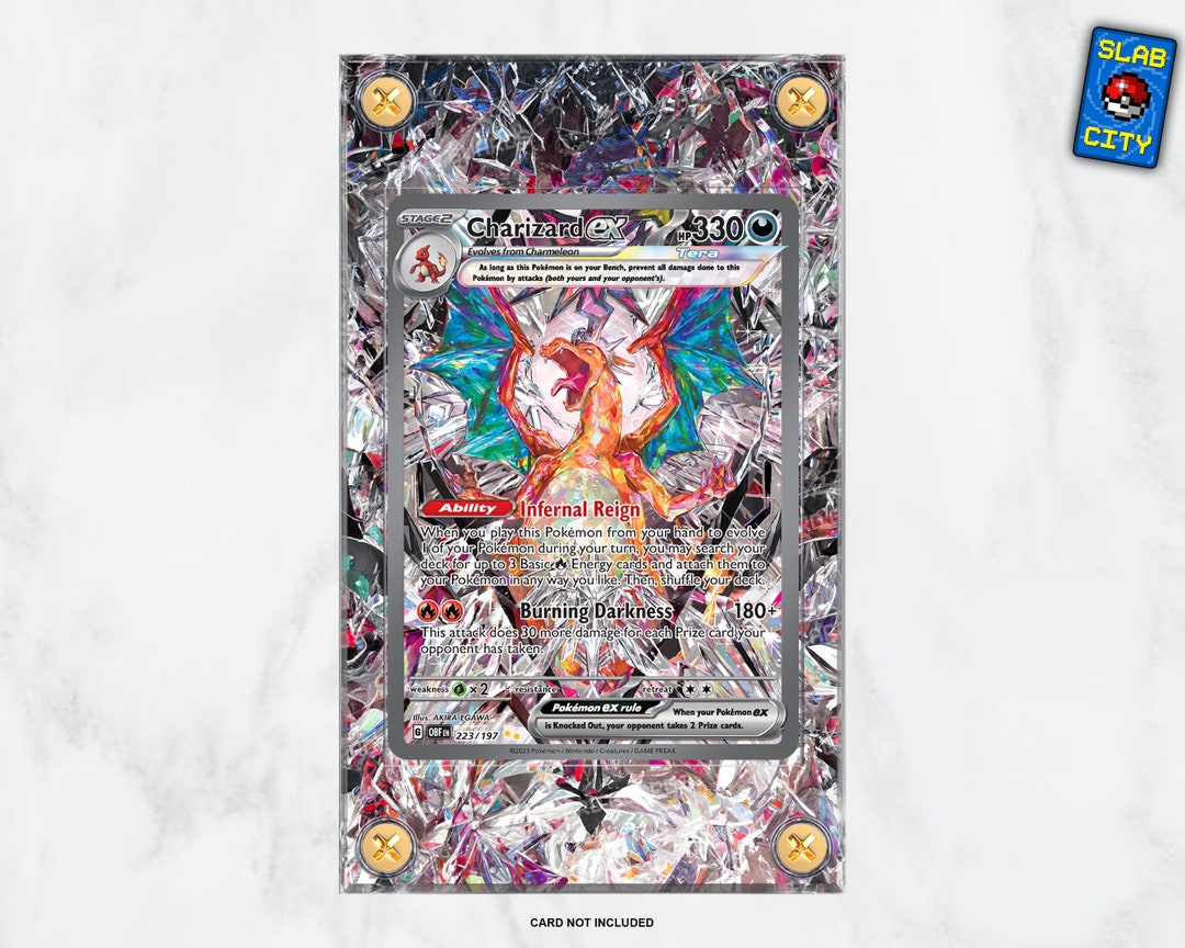 Charizard EX #223 Obsidian Flames - Extended Artwork Pokémon Card ...