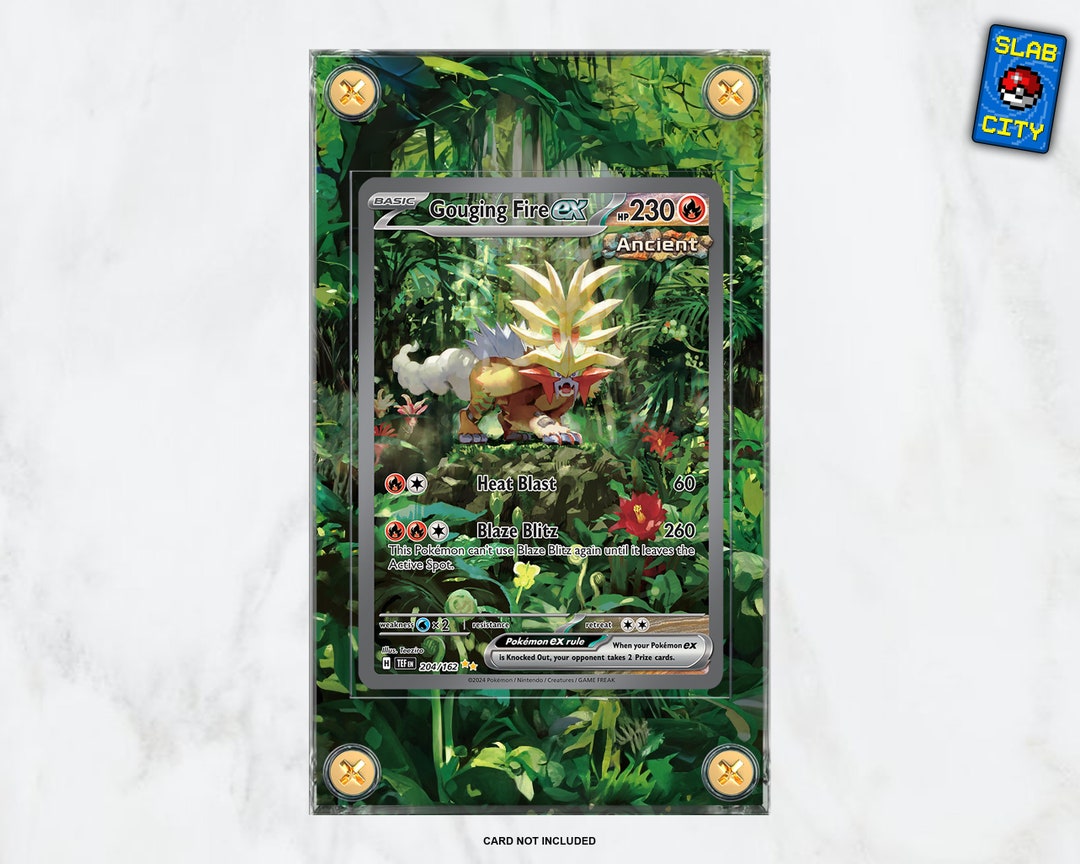 Gouging Fire EX #204 SIR Temporal Forces - Extended Artwork Pokémon ...