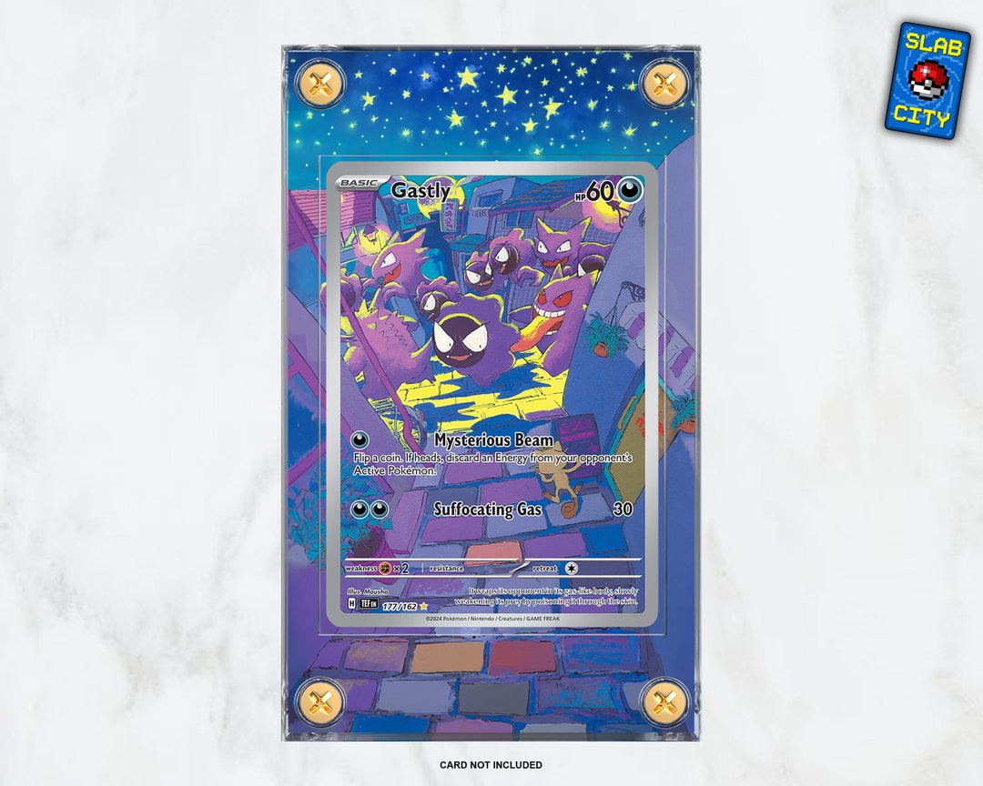Gastly #177 IR Temporal Forces - Extended Artwork Pokémon Card Display ...