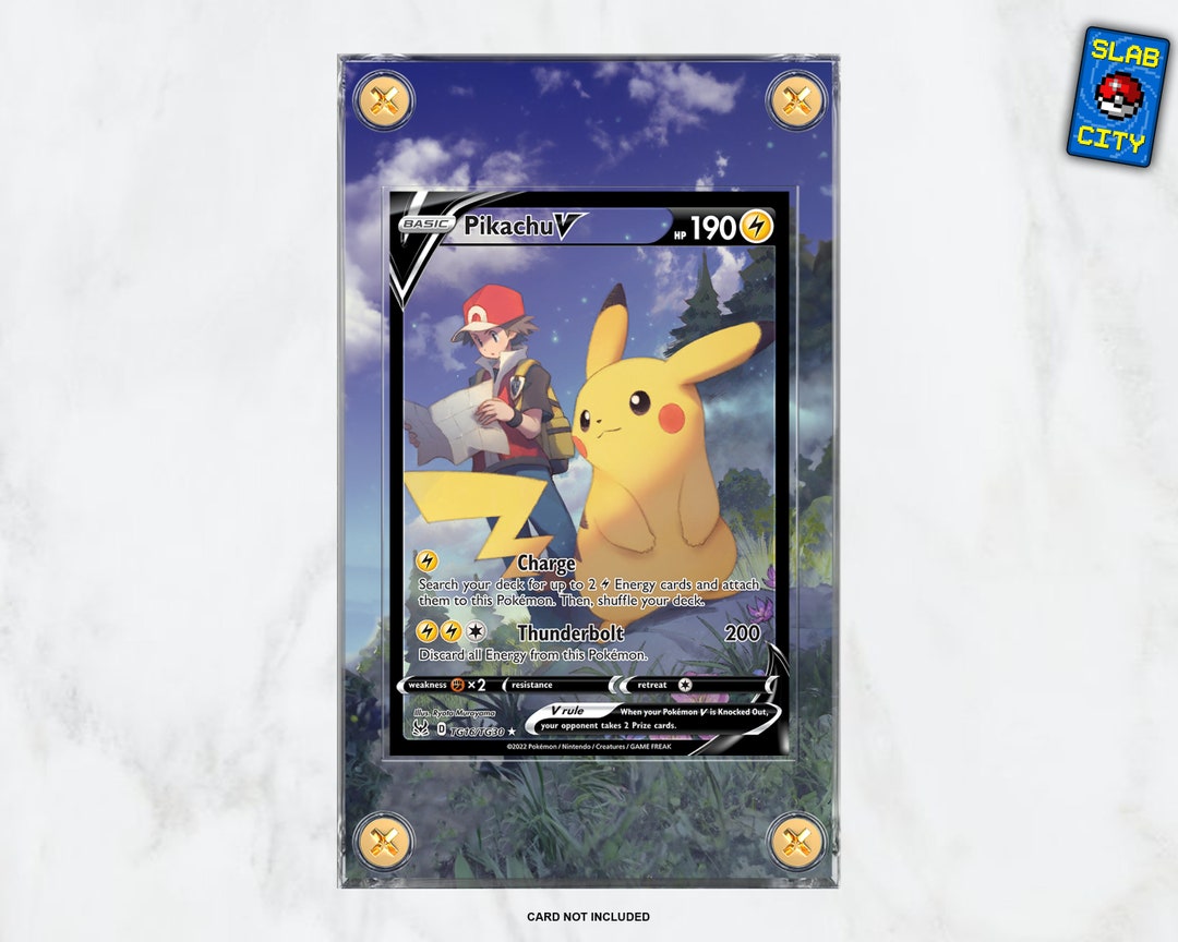Pikachu TG16 Lost Origin - Extended Artwork Pokémon Card Display Case ...