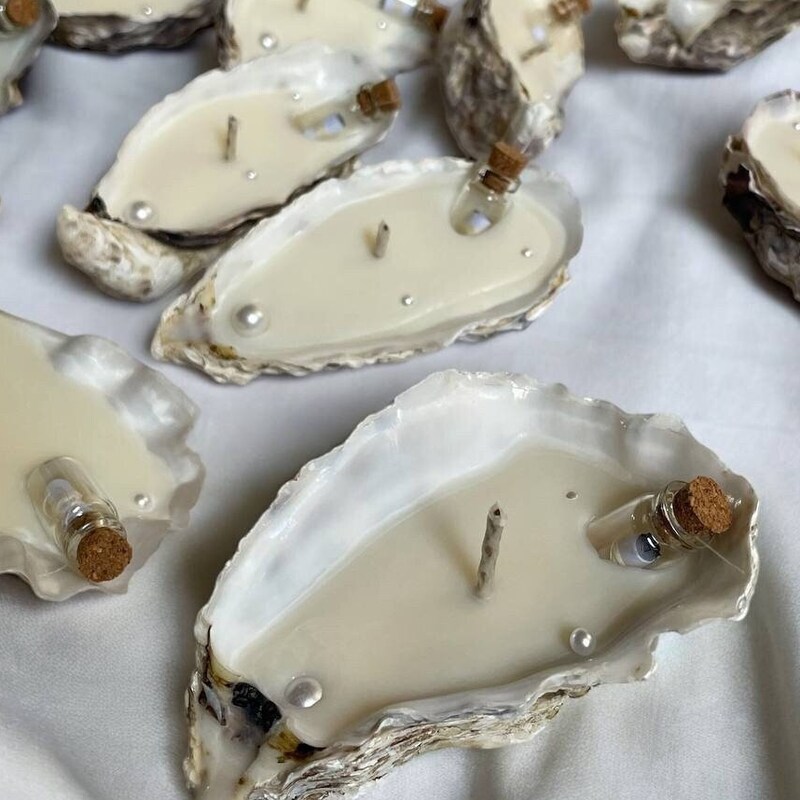 Seashell Candle - Etsy