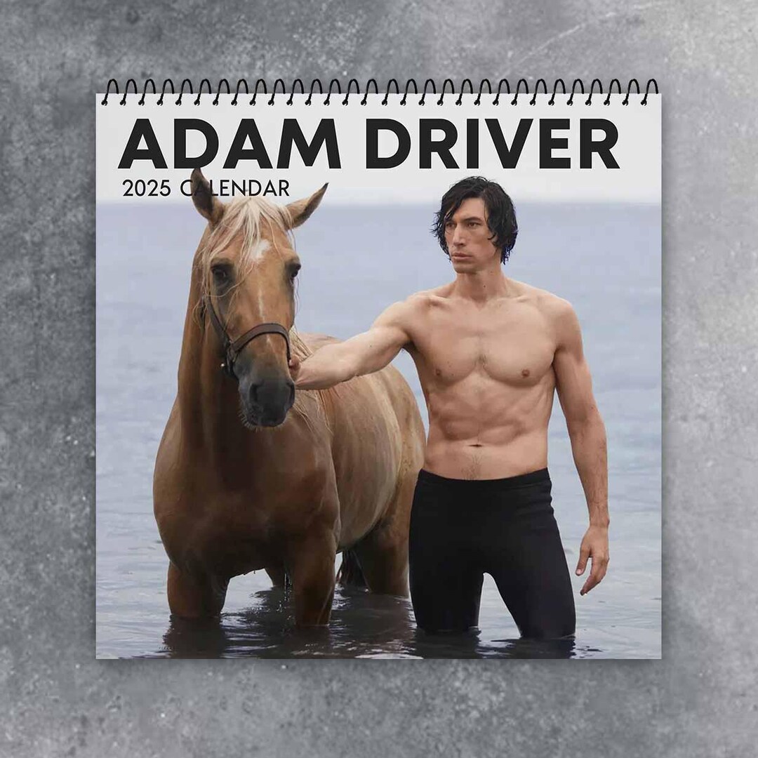 Adam Driver Wall Calendar 2025 Celeb 2025 Calenda SW Movie Adam Driver ...