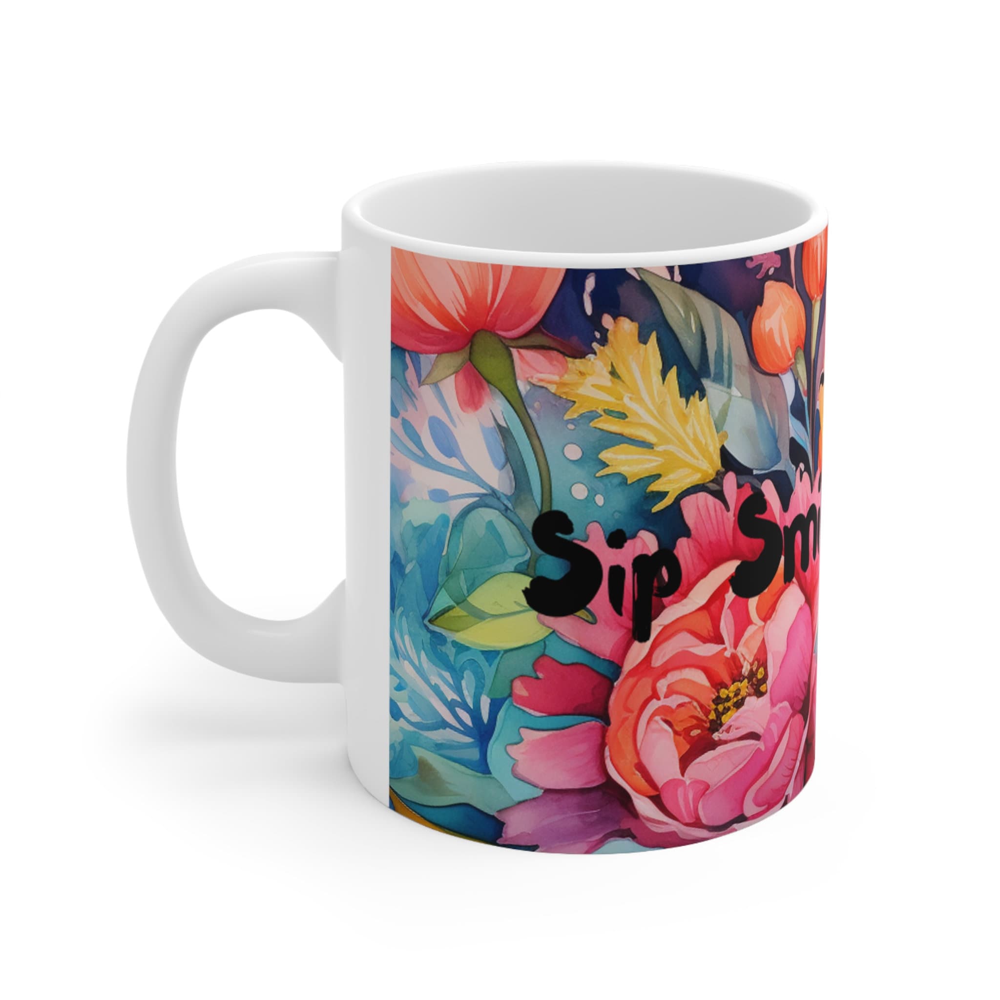 Sip Smile Repeat Ceramic Mug 11oz - Etsy