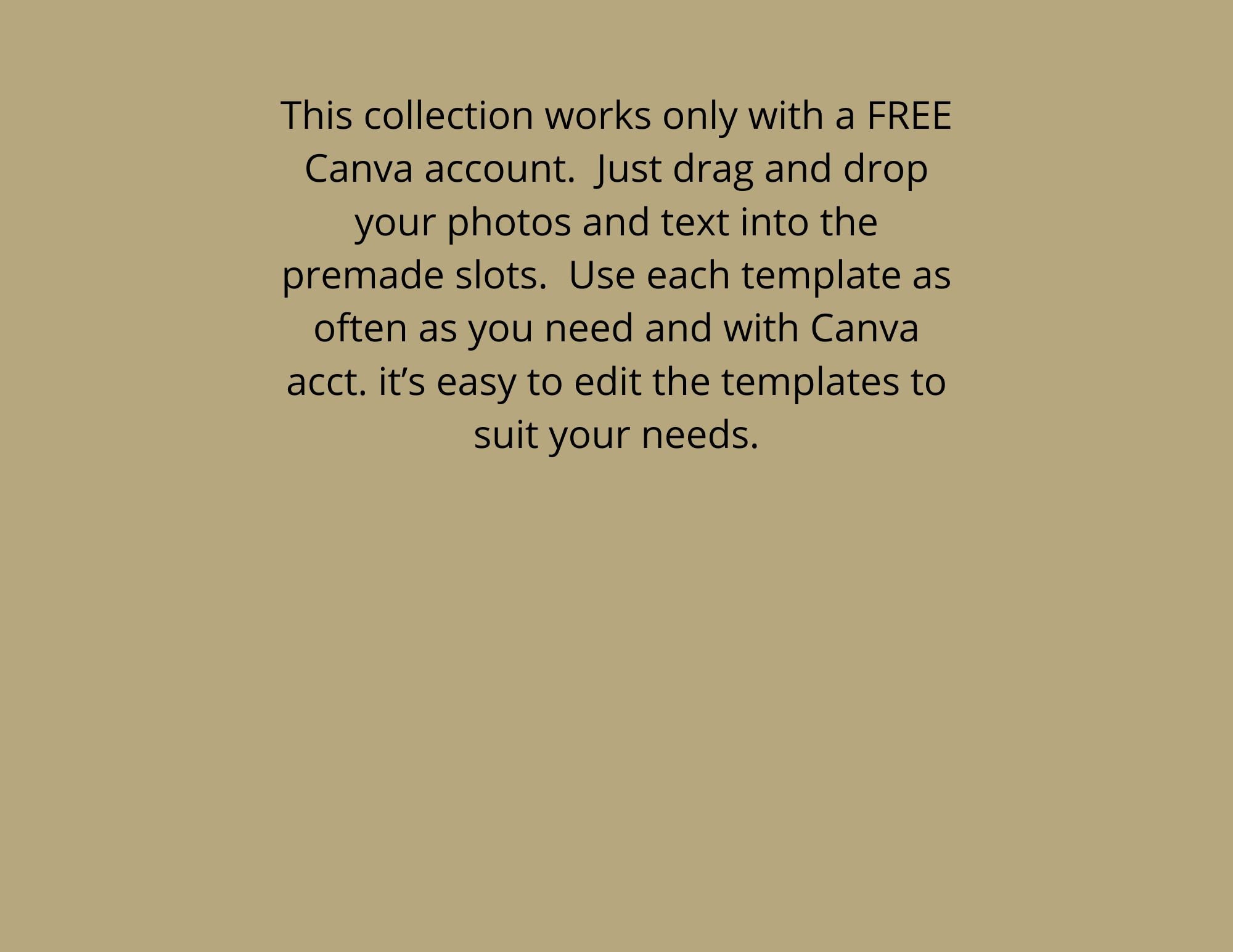 Profile / Biography Templates - Etsy