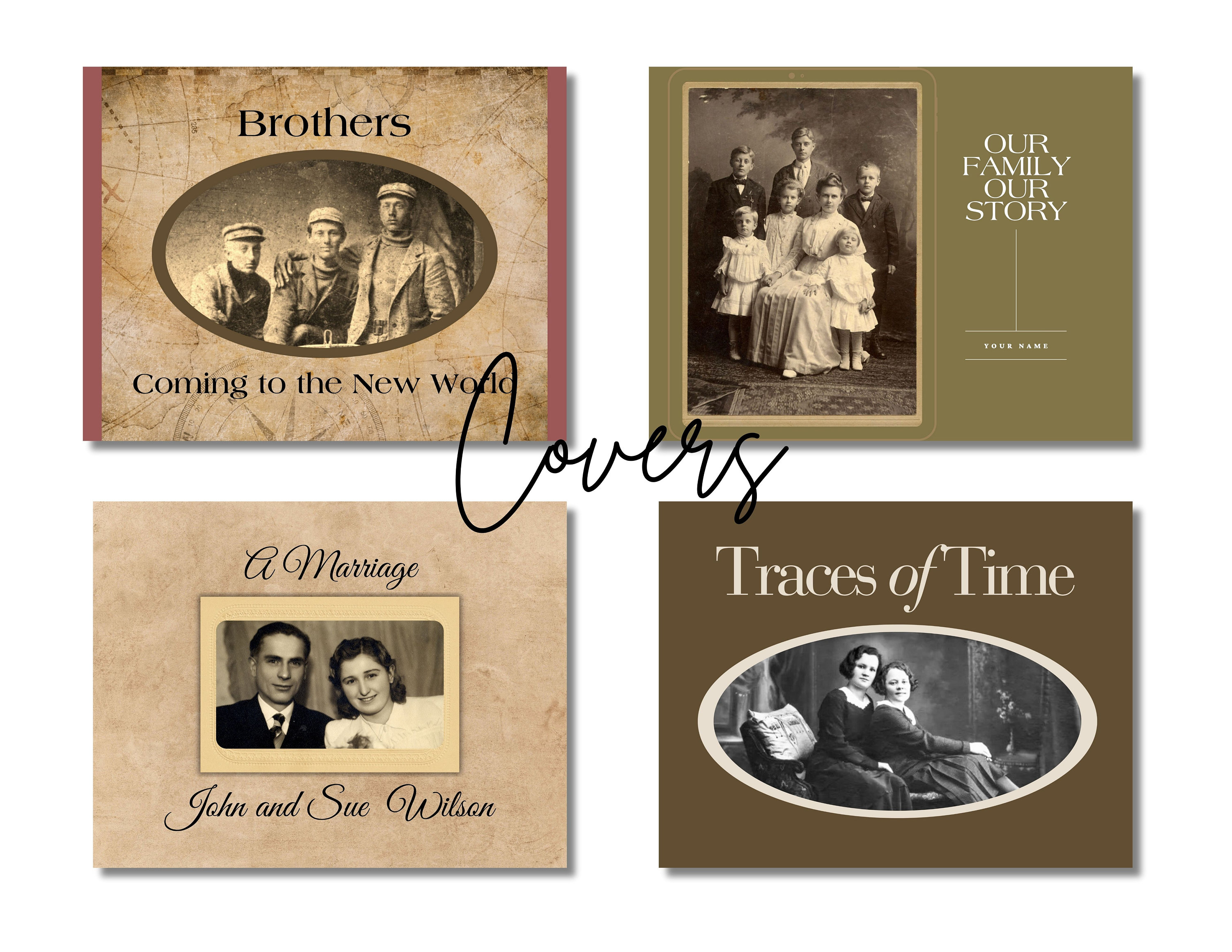 Genealogy, Ancestry, Family History Book Template -the Traditional ...