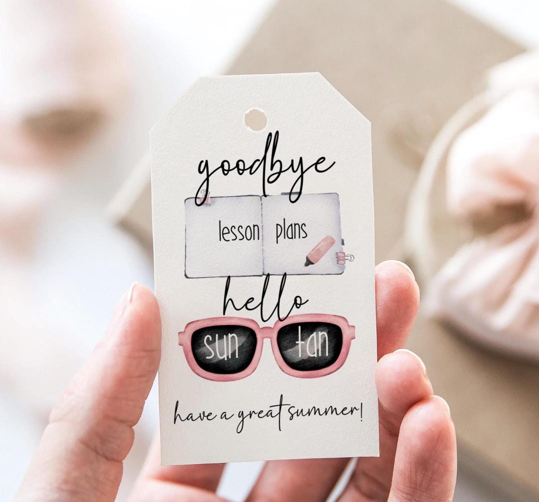 Teacher Appreciation Gift Tag Template , Editable Sunshine Thank You ...