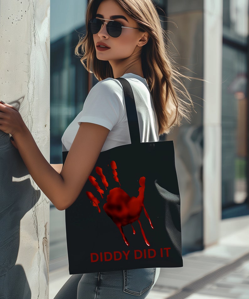 Diddy Dit It Cotton Canvas Tote Bag. Sarcastic P. Diddy Cotton Bag ...