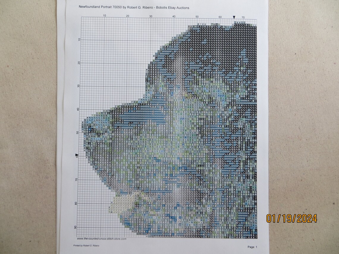 Newfoundland Cross Stitch Pattern - Etsy