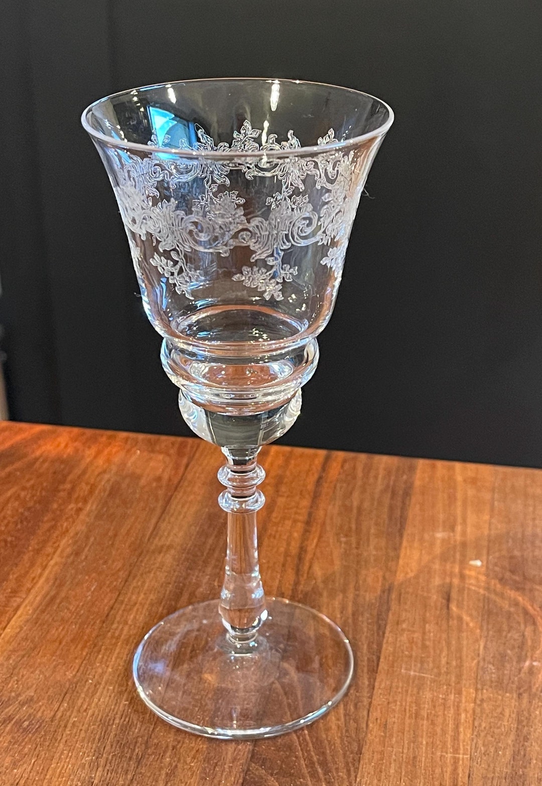 BRYCE "charlene" Vintage Wine Glass (1 or Set) - Etsy