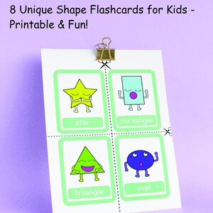 Shapes Flashcards for Toddlers | Printable I Spy Game + Who Has Game ...