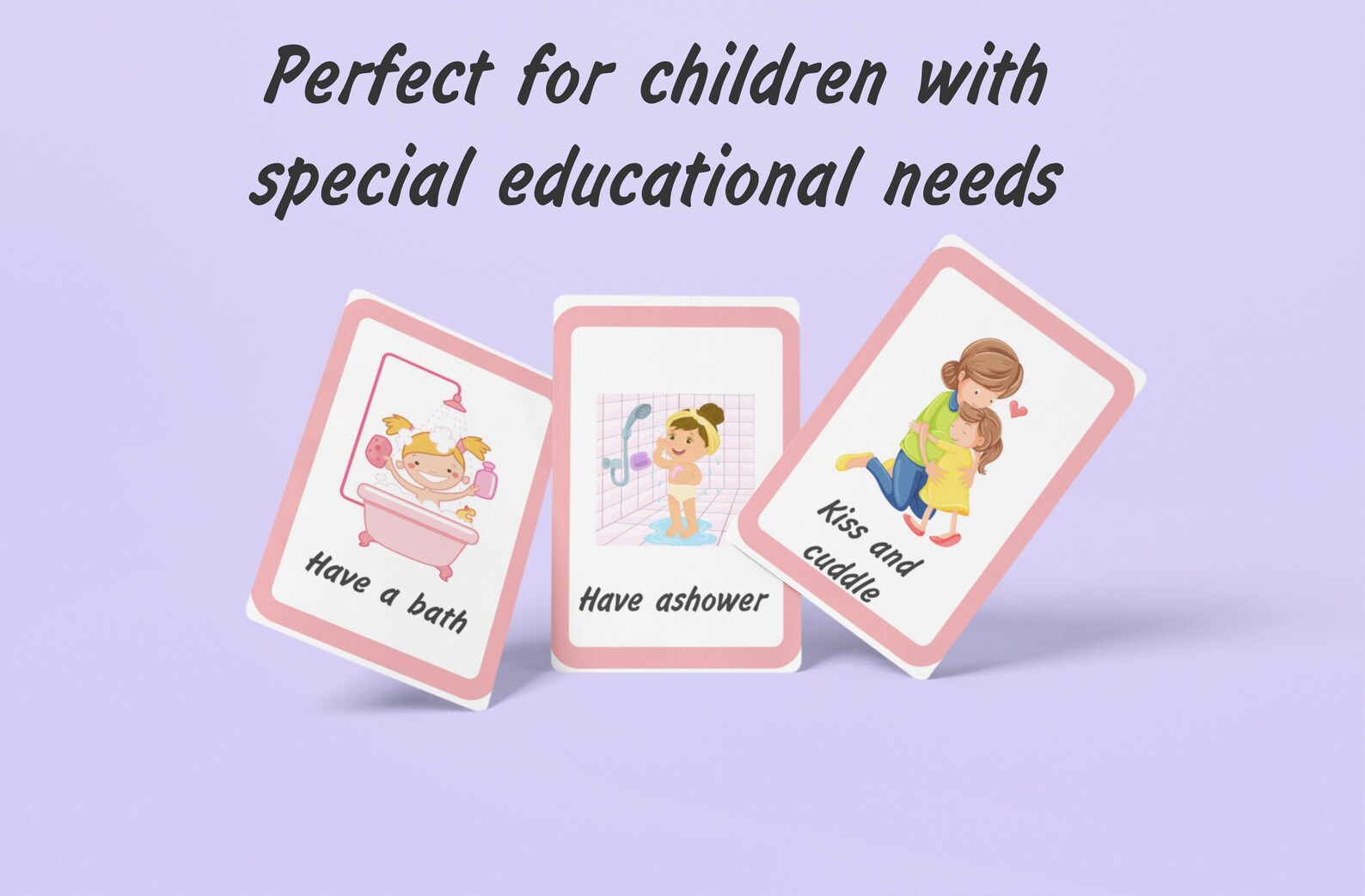 Bedtime Routine Cards for Kids - Printable Visual Schedule Flashcards ...