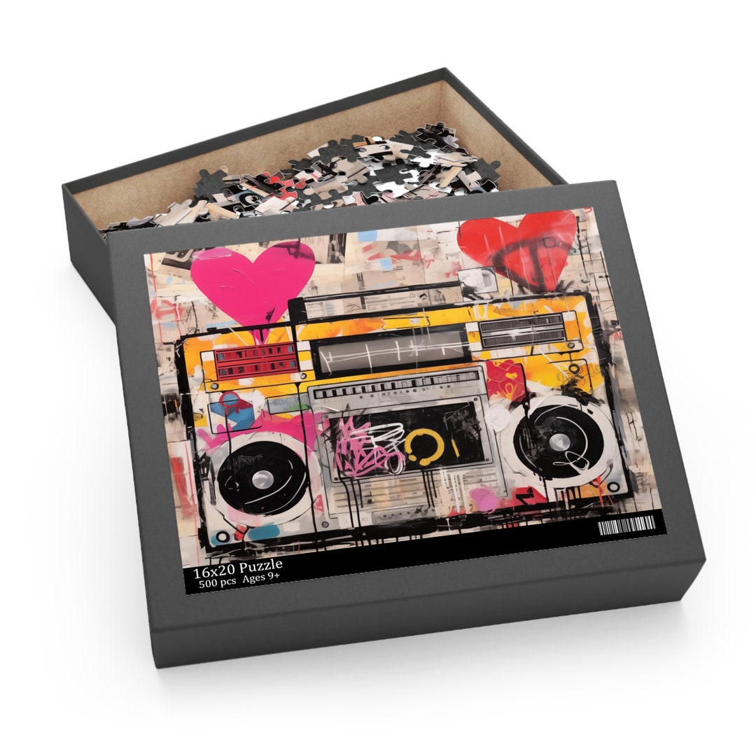 Puzzle (500 Piece) 80's Boombox B Boy Radio - Etsy