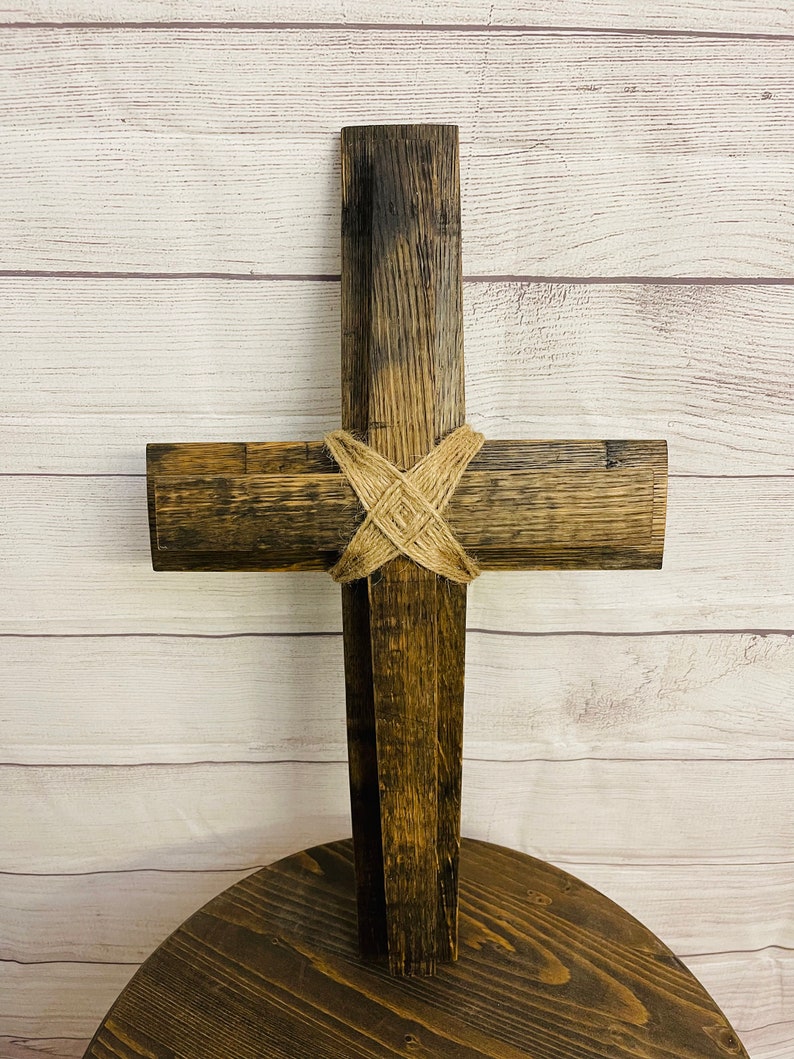 Bourbon Barrel Stave Cross - Etsy