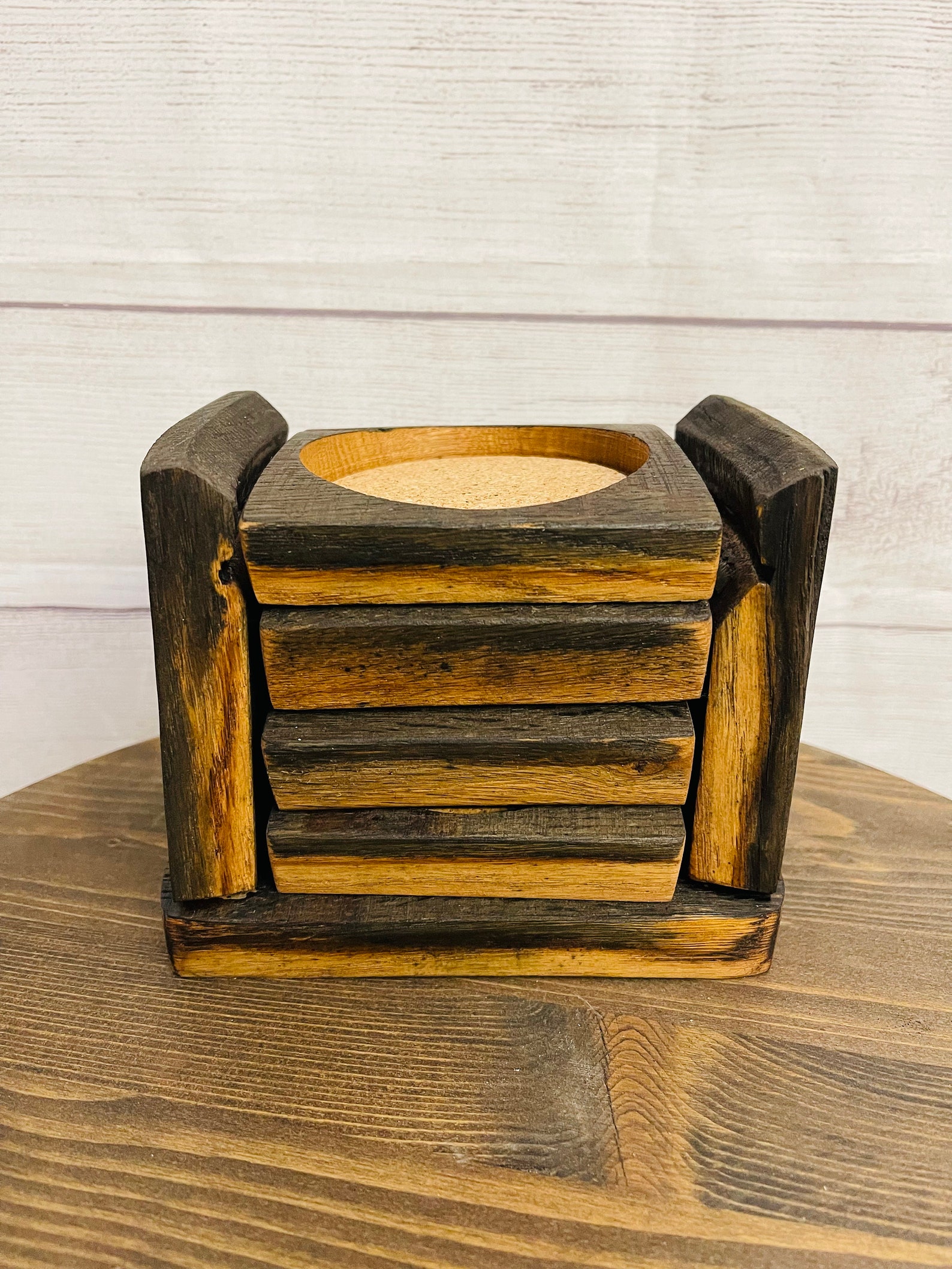Bourbon Barrel Stave Coaster Set - Etsy