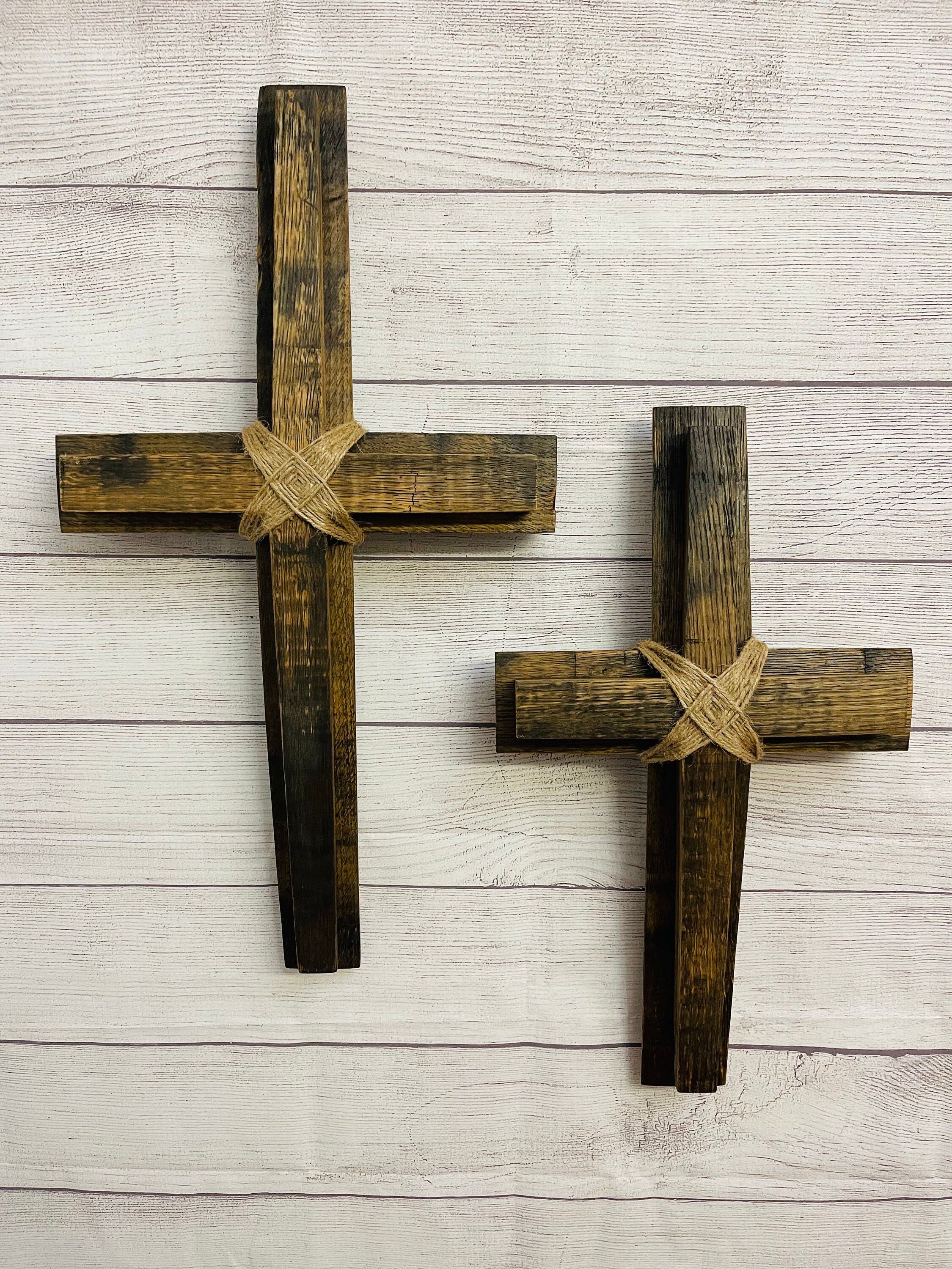 Bourbon Barrel Stave Cross - Etsy