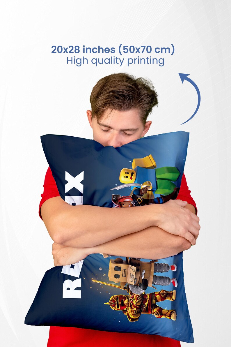 Roblox Bedding Set for Kids Soft and Cozy Duvet Cover & Pillowcase ...