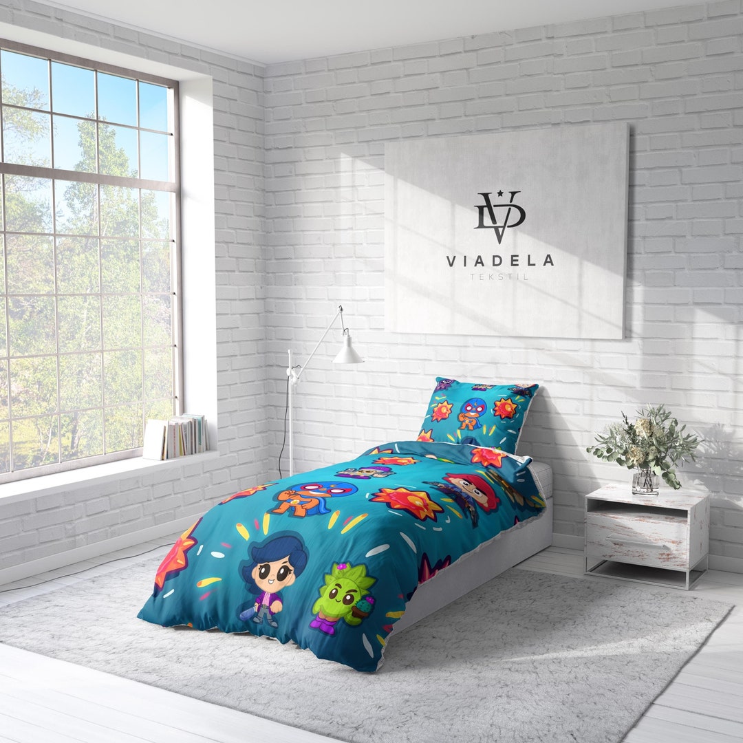 Brawl Stars Bedding Set duvet Cover & Pillowcase Sold Separately Soft ...