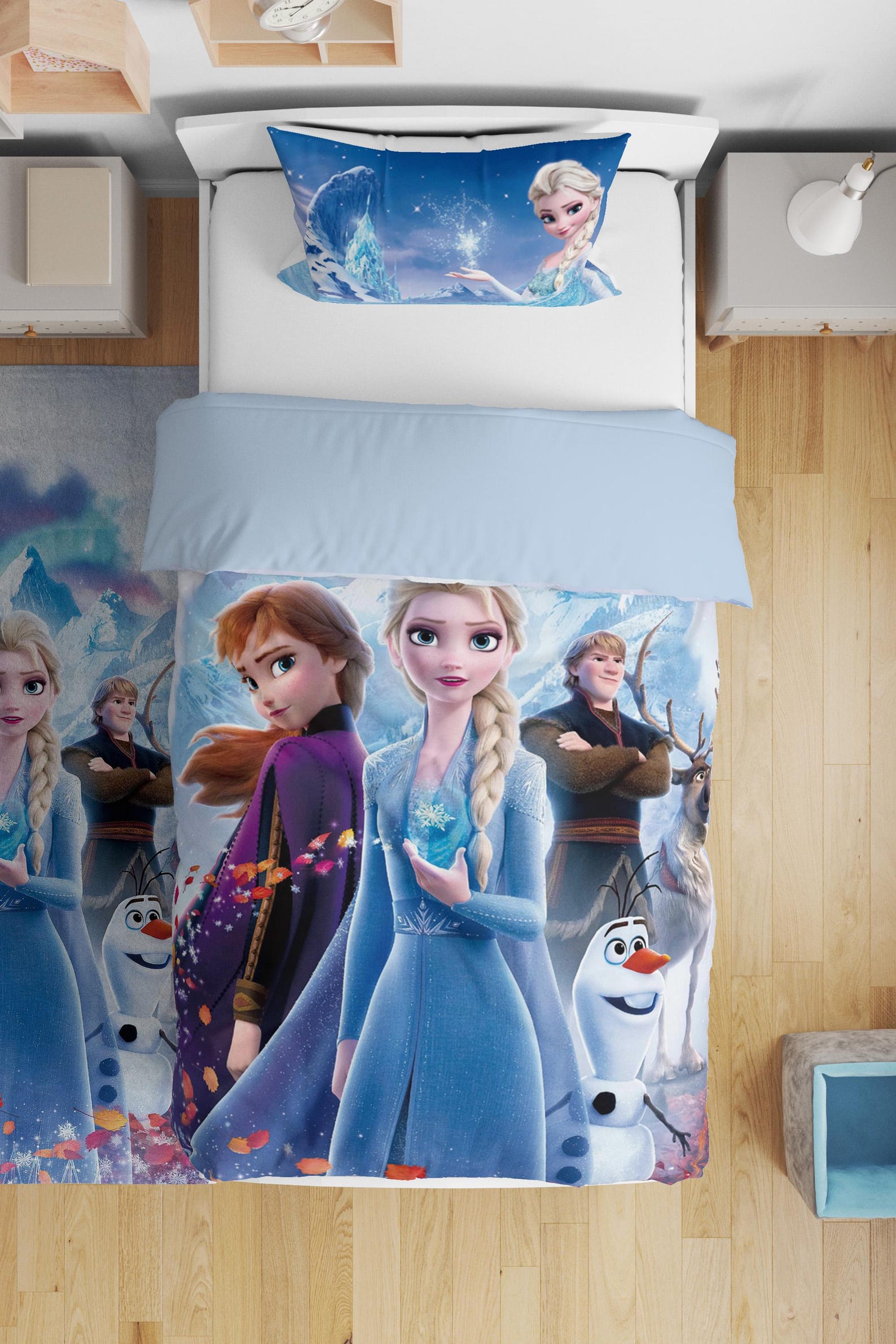Frozen Bedding Set for Kids Soft and Cozy Elsa Duvet Cover & Pillowcase ...