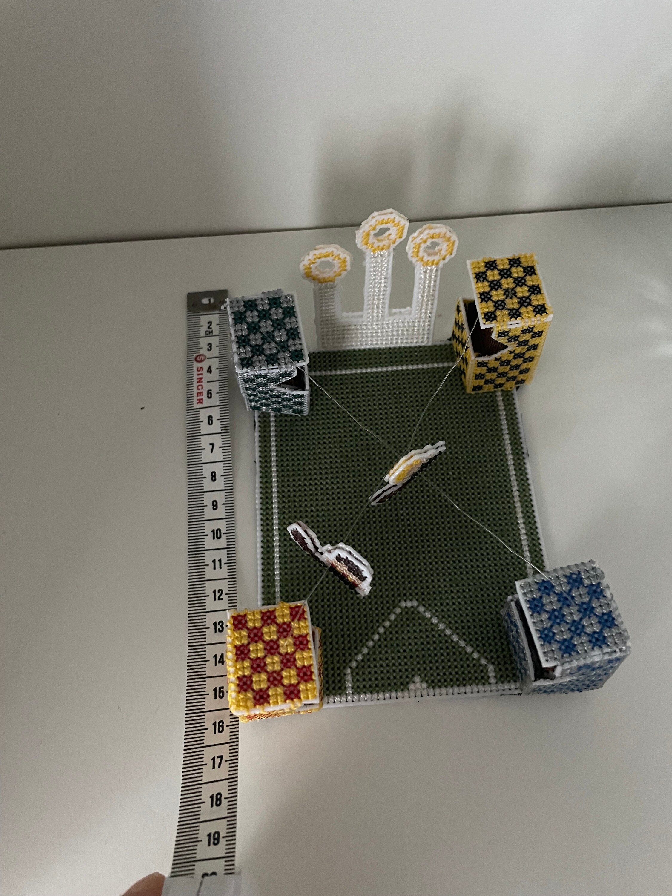 Quidditch Arena Plastic Canvas Miniature - Etsy